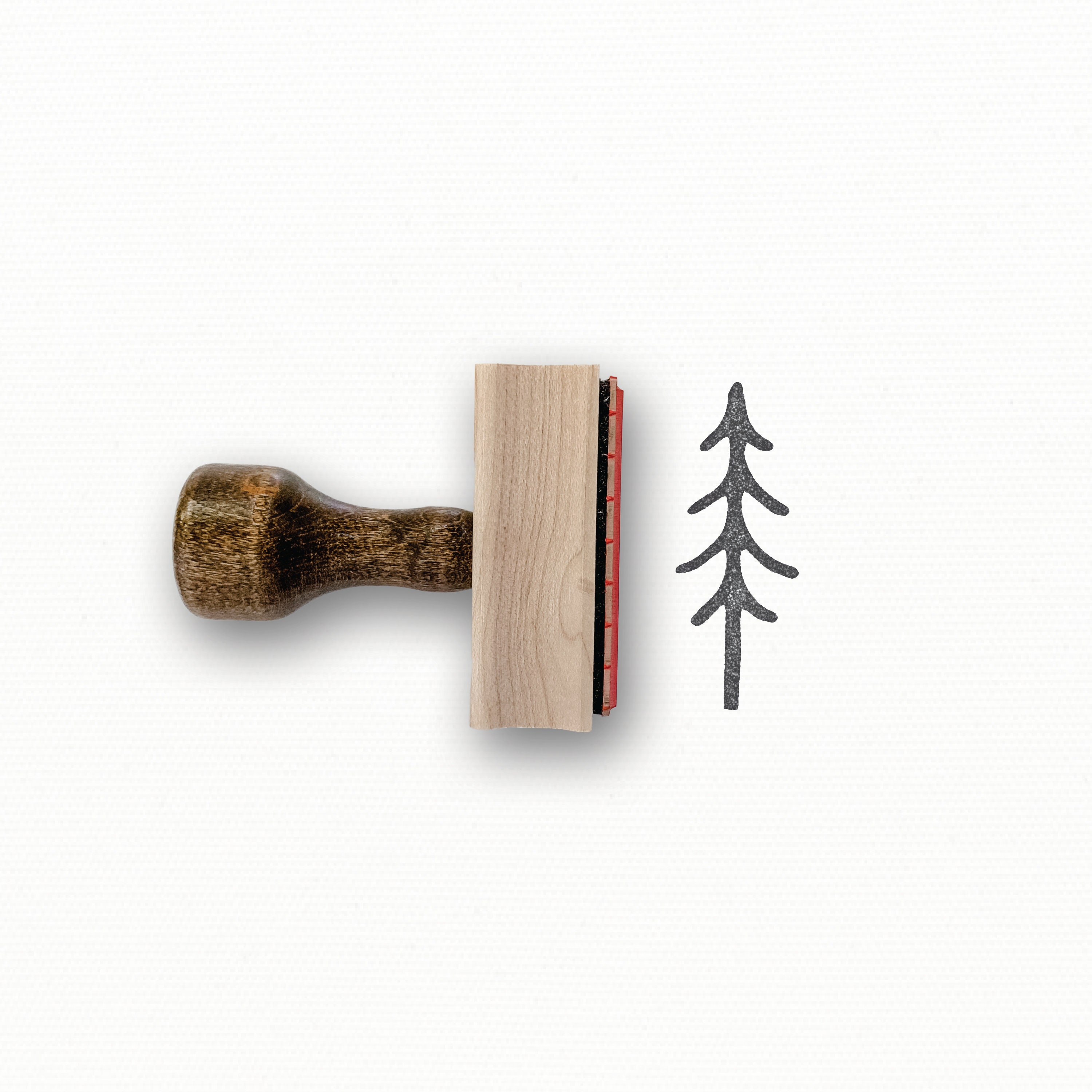 Minimal Tree Stamp | Pine Tree Stamp | Holiday Stamps | Minimalist ...