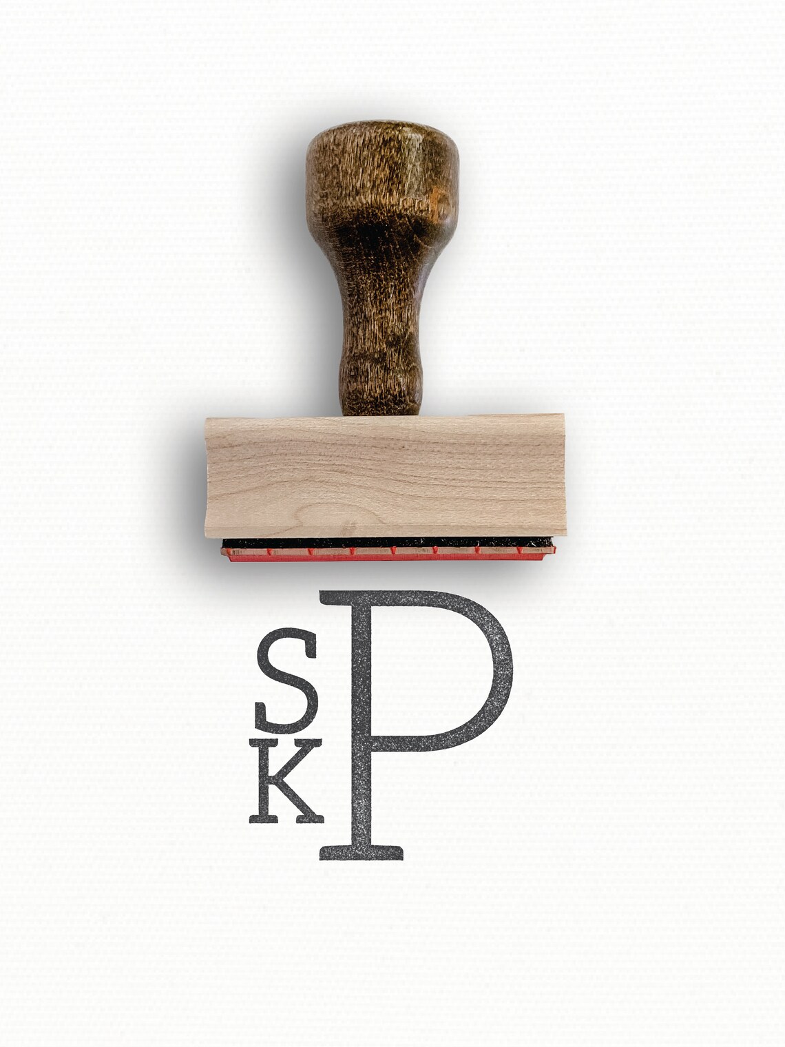 Custom Initials Stamp 3 Letters Custom Name Stamp - Etsy