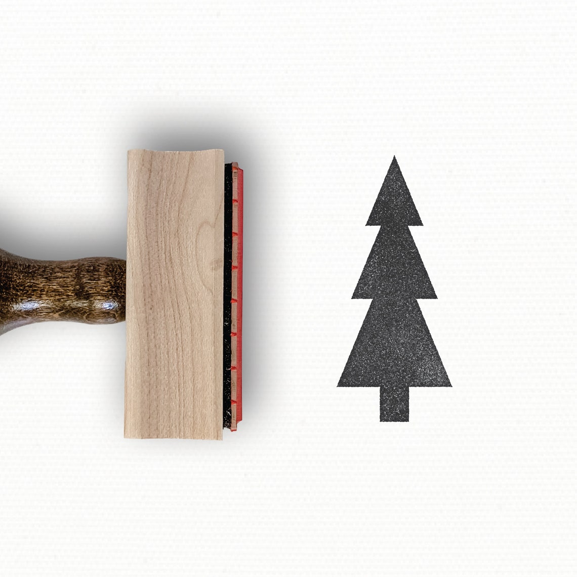 Geometric Tree Stamp Simple Christmas Tree Stamp Simple - Etsy