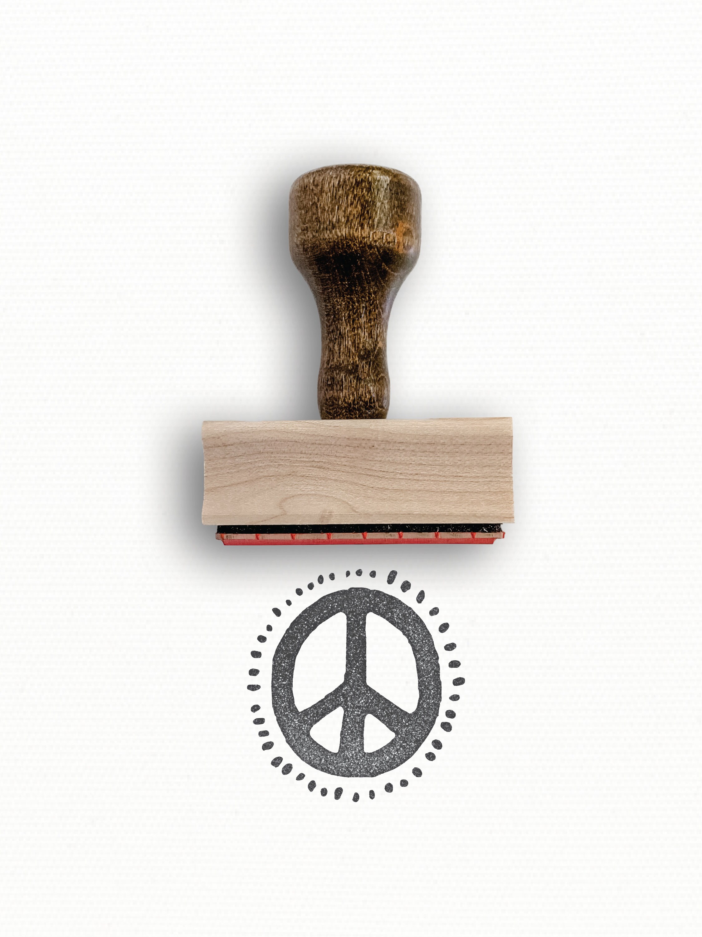 Peace Sign Stamp Let There Be Peace Stamp Teacher Stamps - Etsy