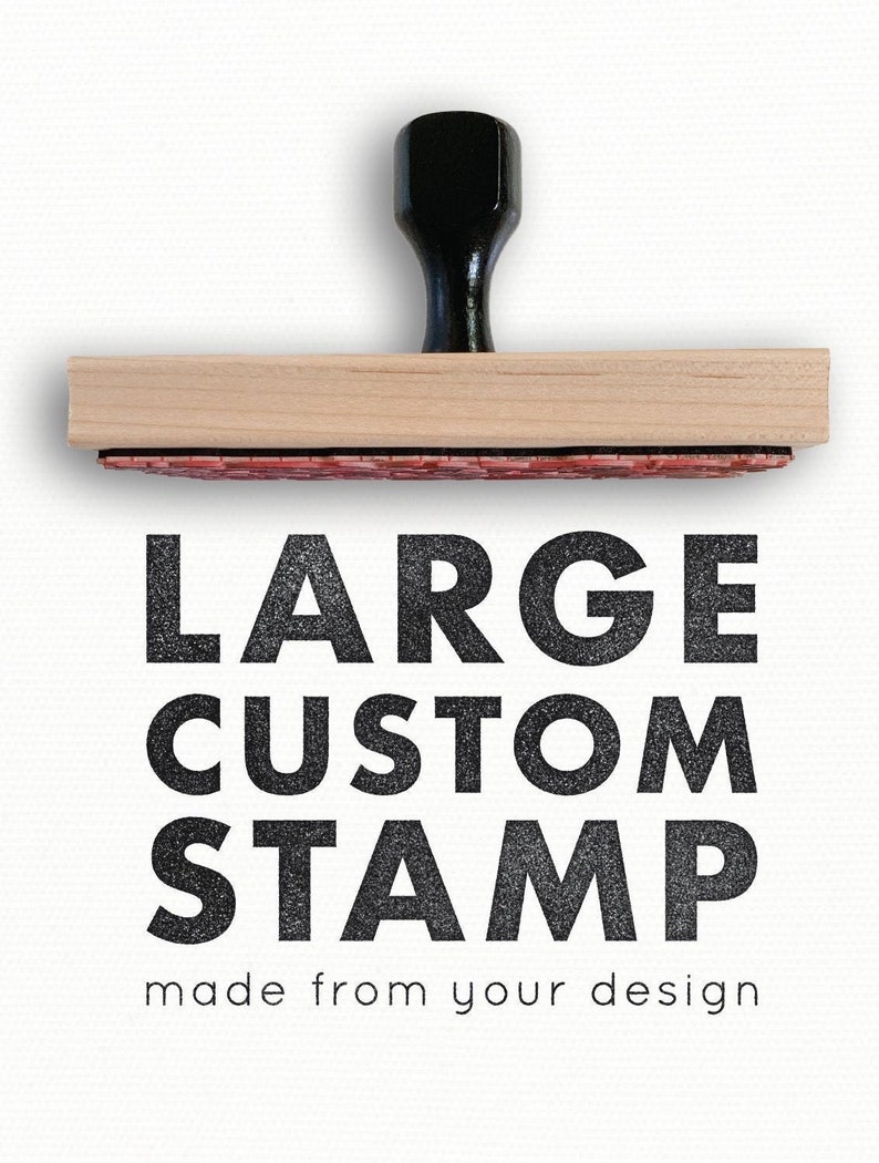 Large Custom Stamp Custom Logo Stamp Custom Rubber Stamp | Etsy Large Custom Stamp Custom Logo Stamp Custom Rubber Stamp | Etsy