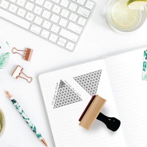 Habit Tracker Stamp | Mood Tracker Stamp | 100 Day Goal Planner Stamps ...