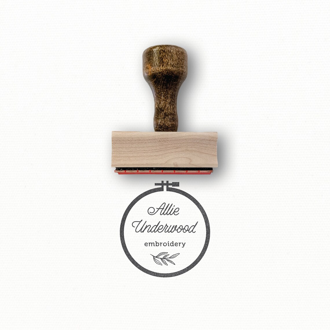 Custom Stamp Embroidery Hoop Logo Cross Stitch Logo Design - Etsy