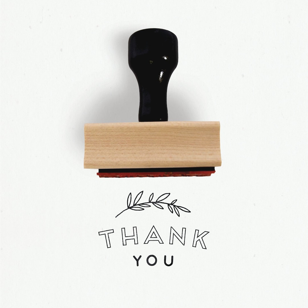 Thank You Stamp | Wedding Thank Yous | Thank You Rubber Stamp | Thanks ...