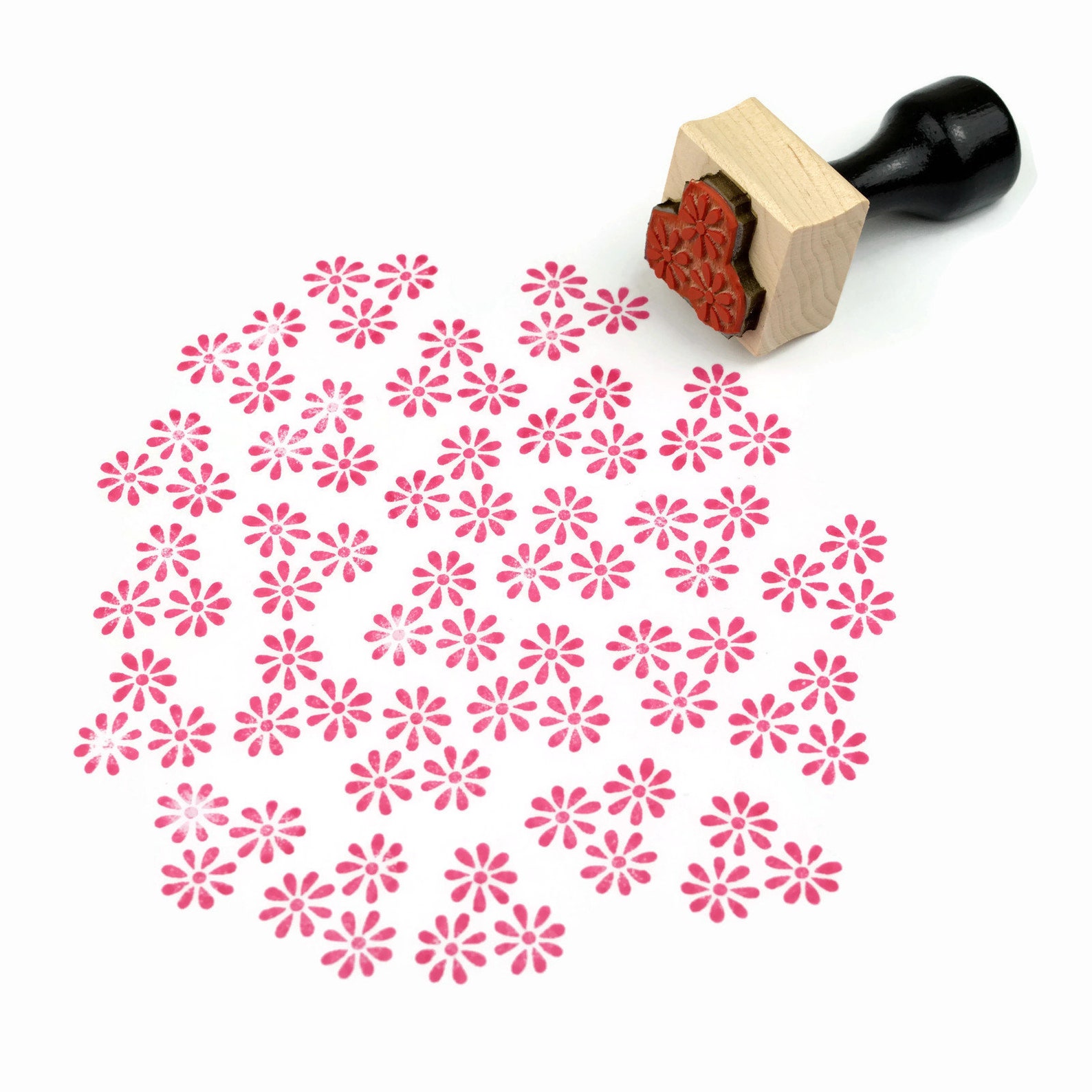 3 Daisy Flower Stamp Daisy Stamp Snail Mail Happy Mail Pen - Etsy