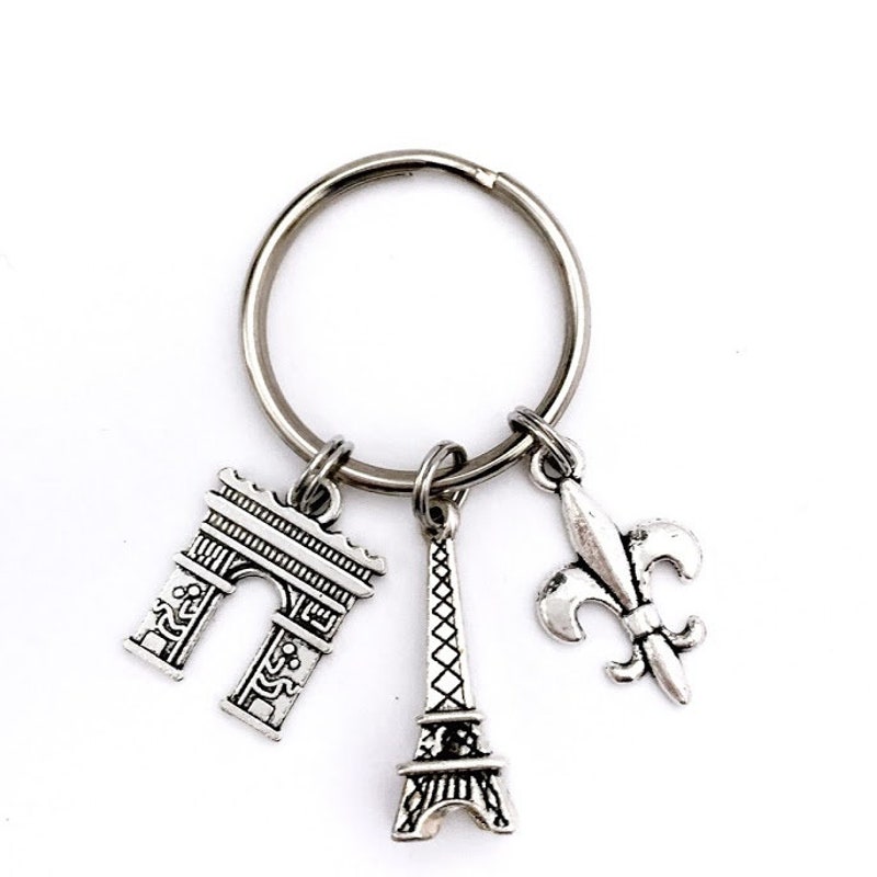 Eiffel Tower Keychain - Etsy