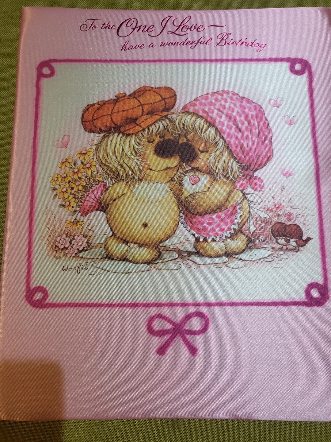 Padded A4 Boxed Card Vintage Woofits Birthday to the One I Love - Etsy