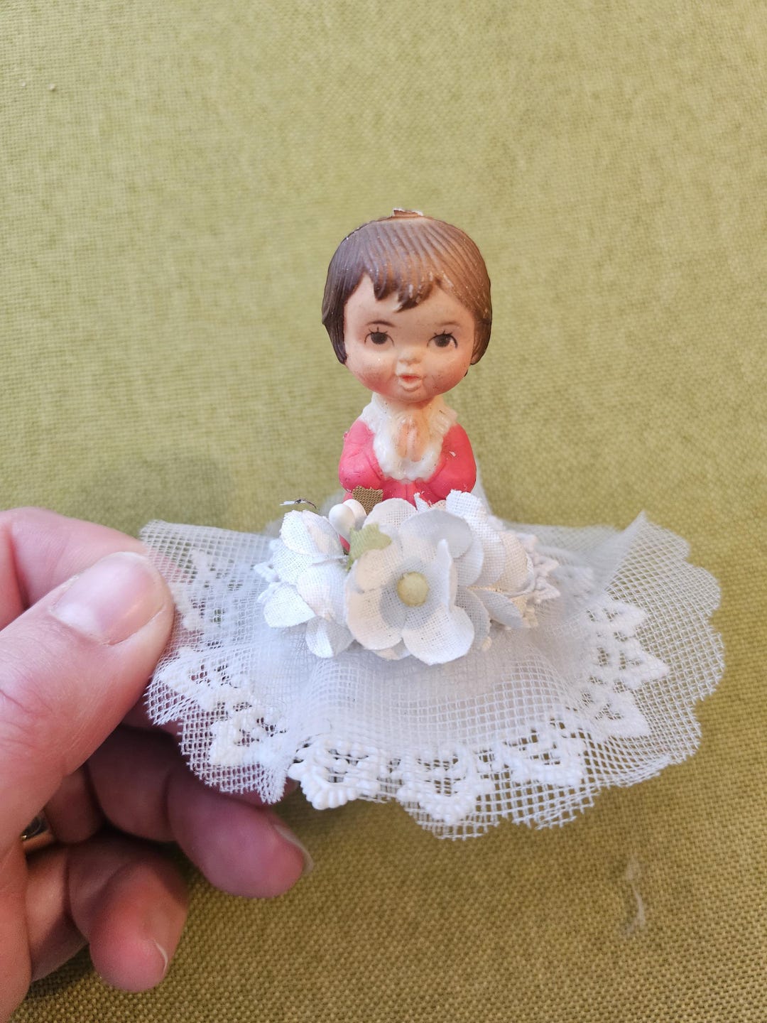 Vintage Choir Girl Cake Topper, Vintage Christmas Cake Topper - Etsy