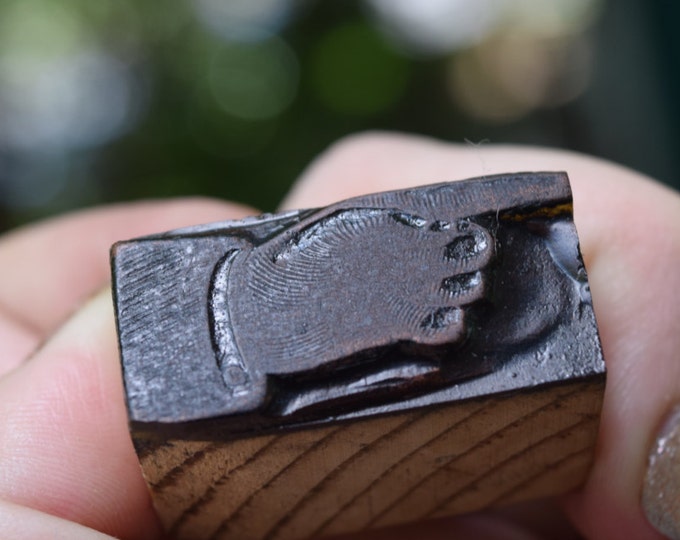 Pointing Finger Stamp, Steam Punk Stamp,hand Stamp,craft Supply ...