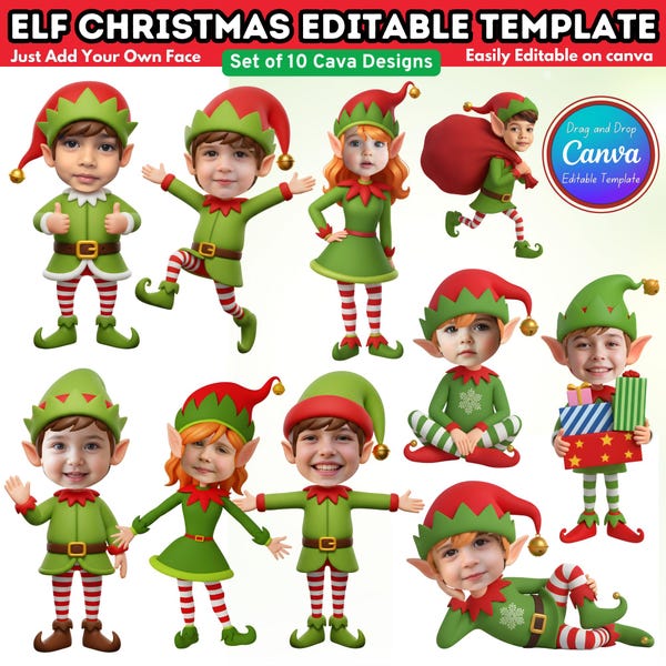 Elf Face Frames - Etsy