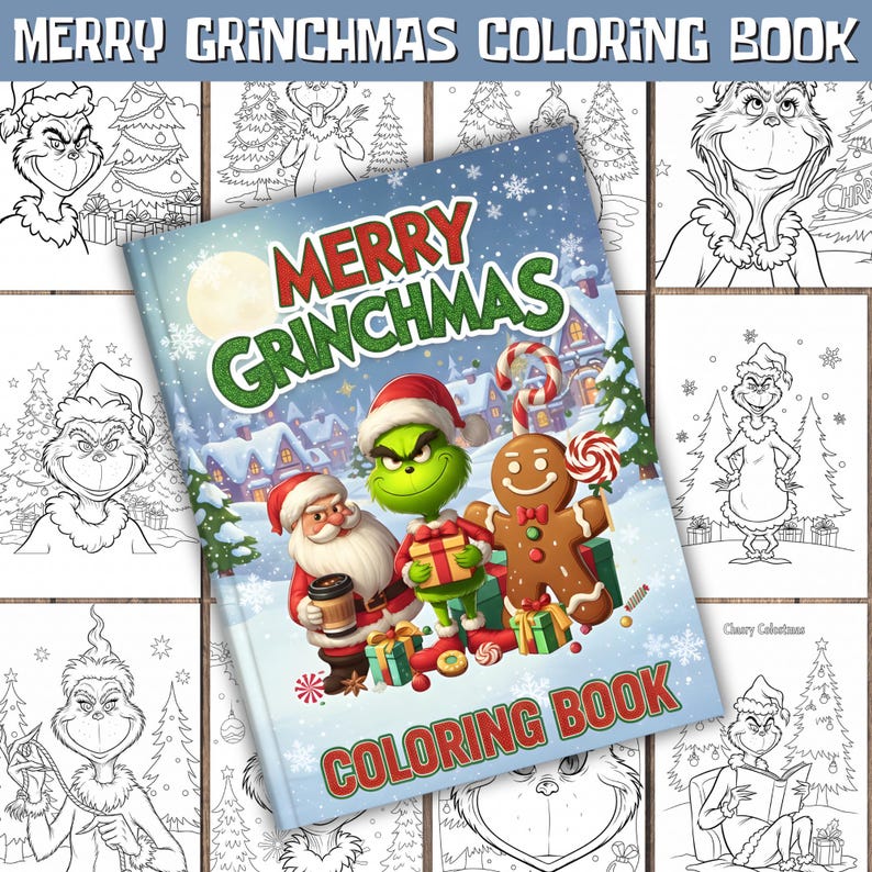 200+ Funny Grinch Christmas Coloring Pages | Christmas Holiday Coloring ...