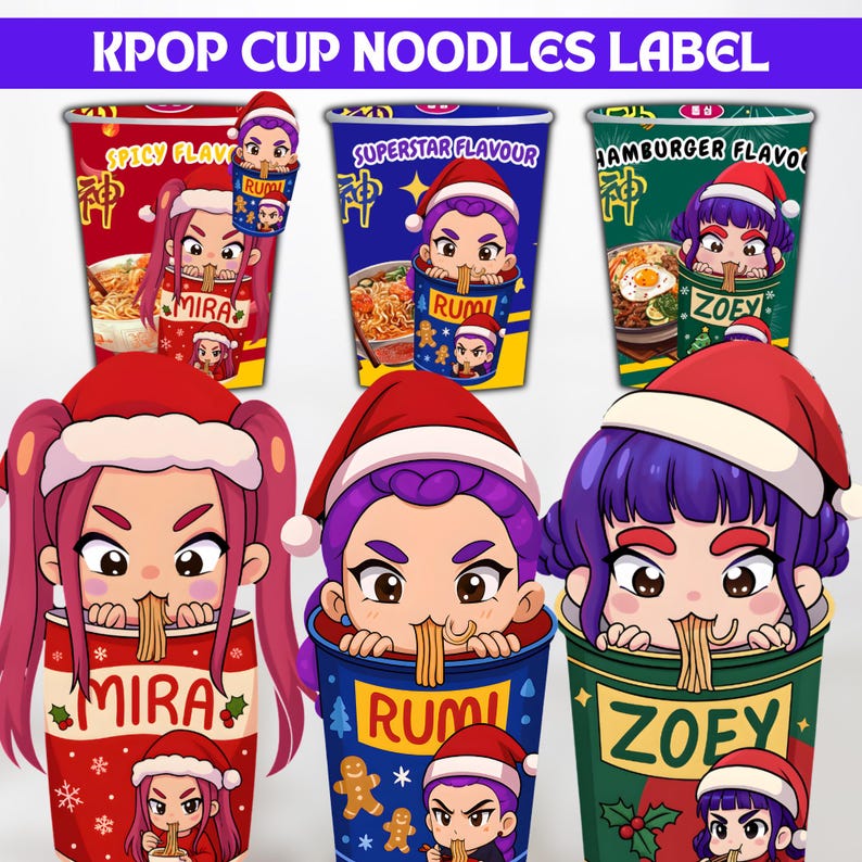Canva Editable Custom Name K Pop Demon Hunter, Kpop Demons Hunter ...