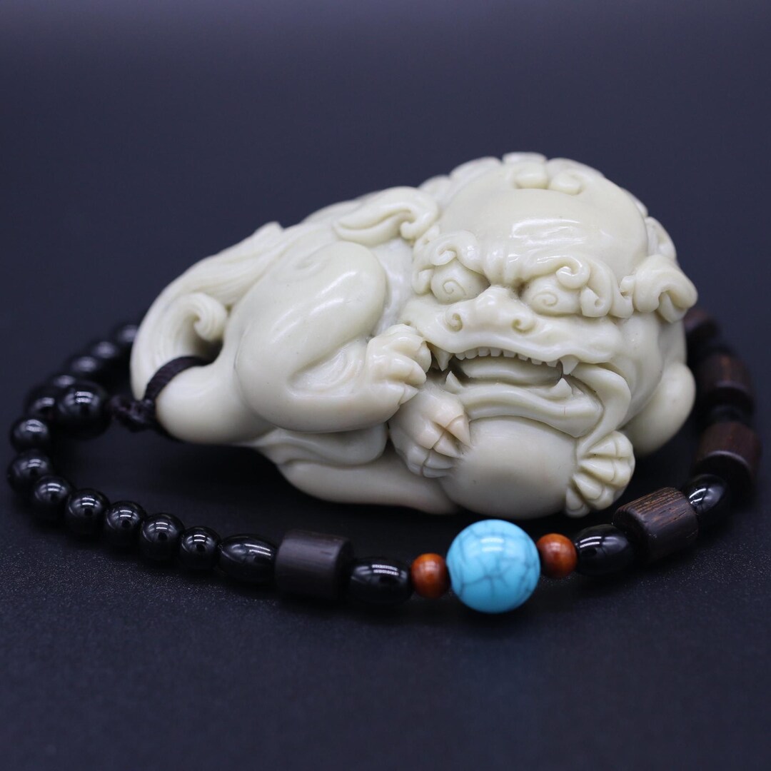 Hand-carved Stone Beast Figurine · One-of-a-kind Sculpture · Home Decor ...
