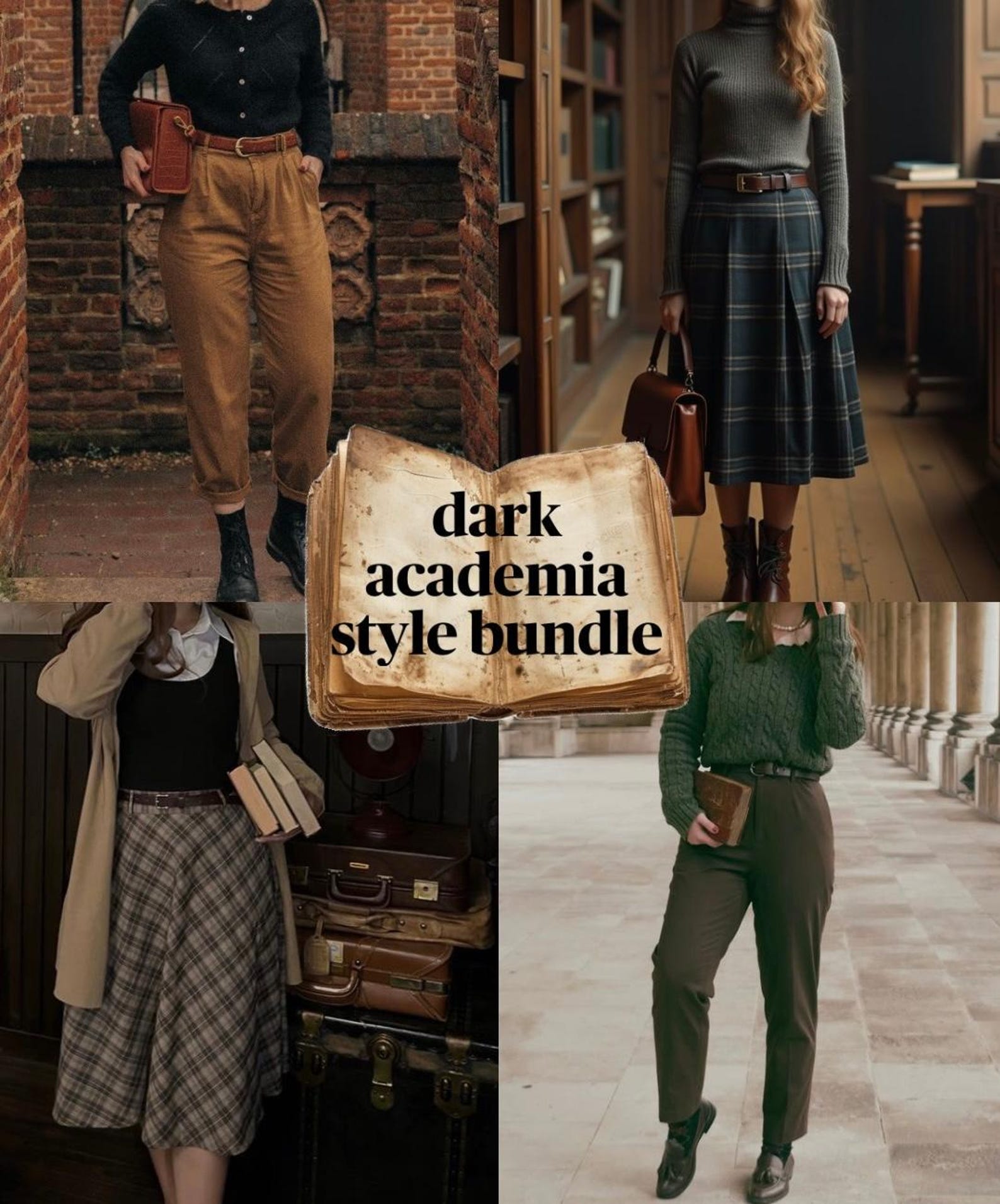 Dark Academia Thrift Bundle Bookish Clothing Clothes Style Gift Clothes ...