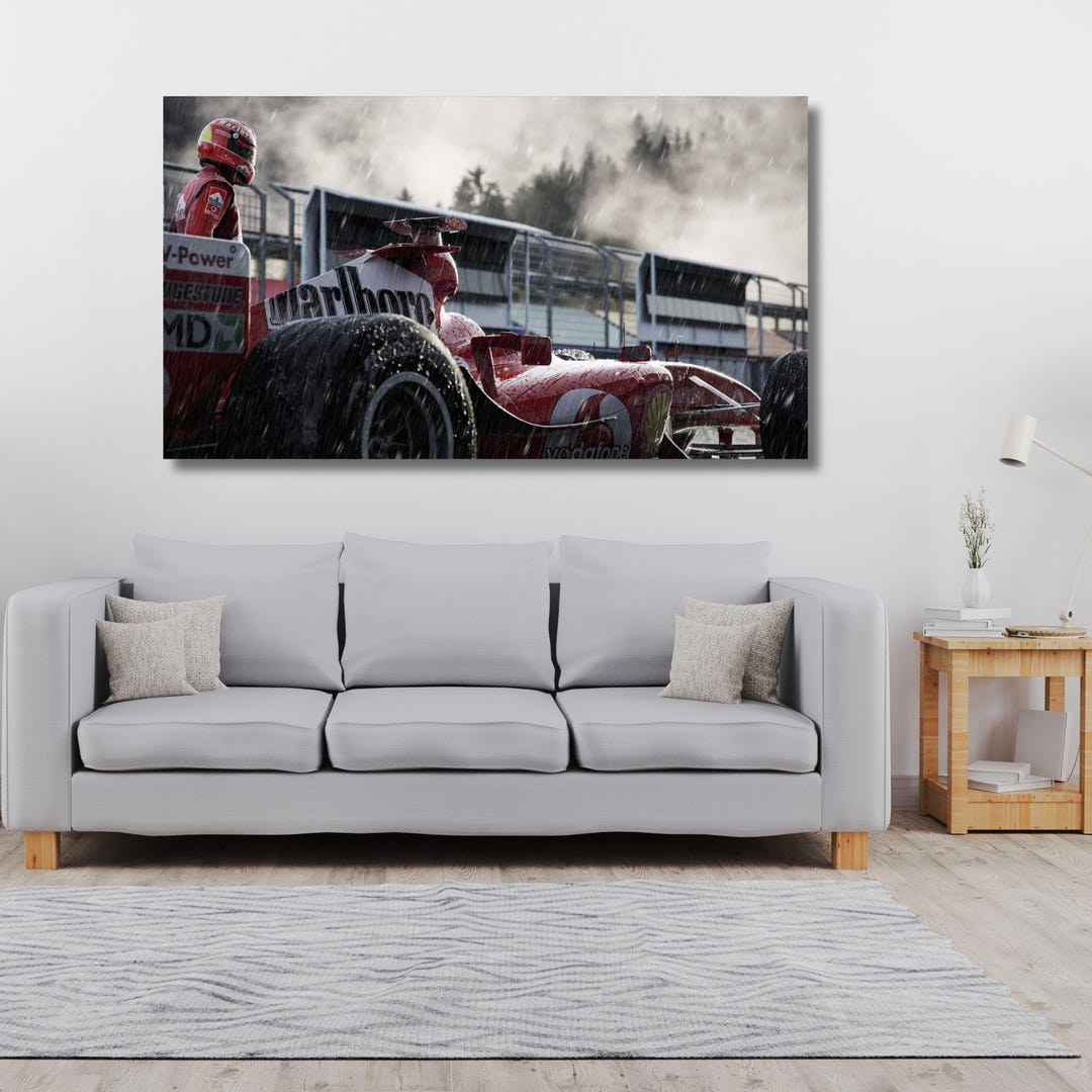 Driver Canvas Wall Art – Legendary F1 Racing Driver Print for Sports ...