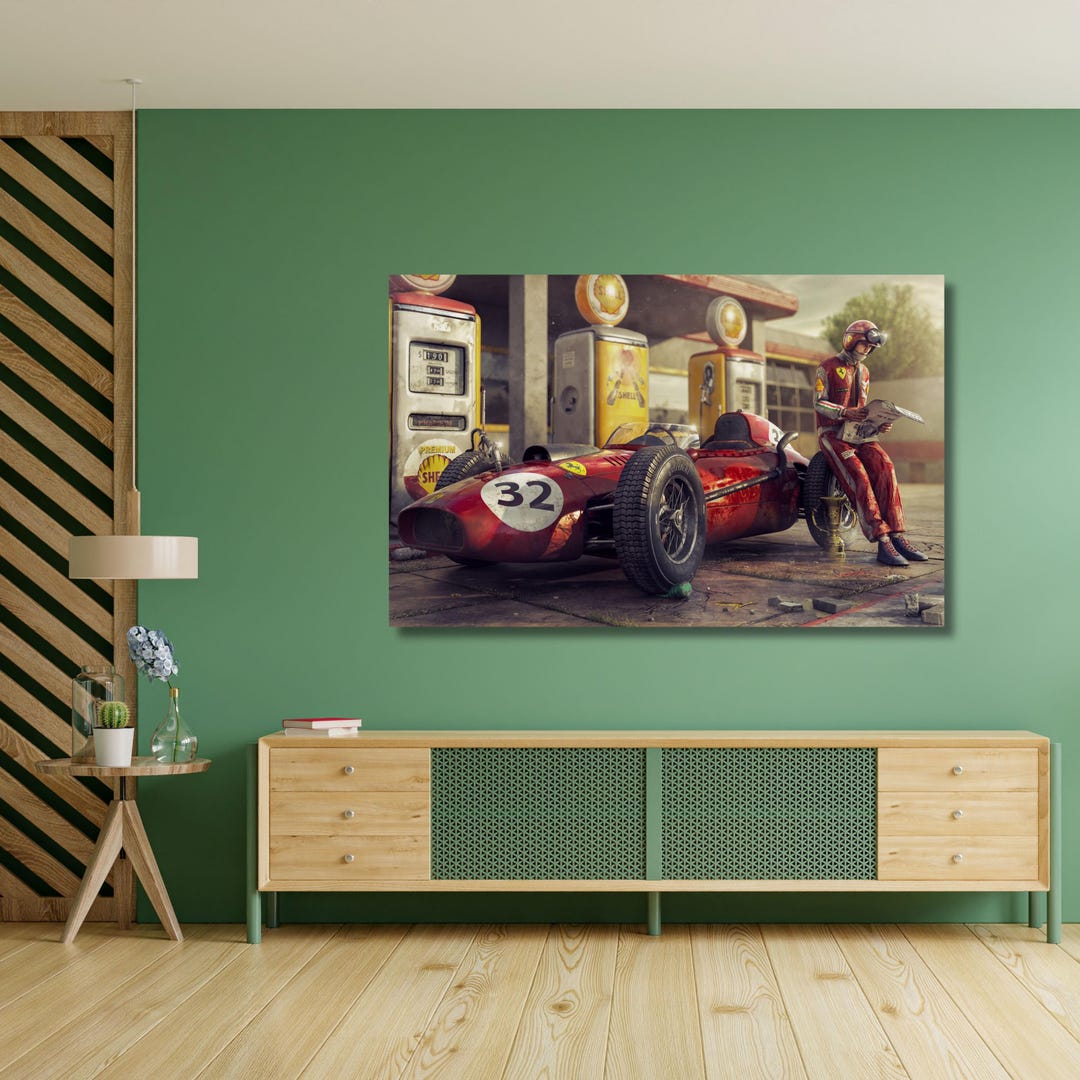Speed Legends – Formula 1 Racing Canvas Wall Art for Modern Home and ...