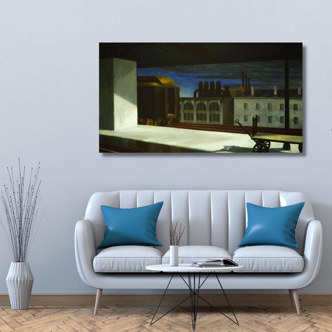 Edward Hopper Pennsylvania Canvas Print | Vintage American Realism Wall ...