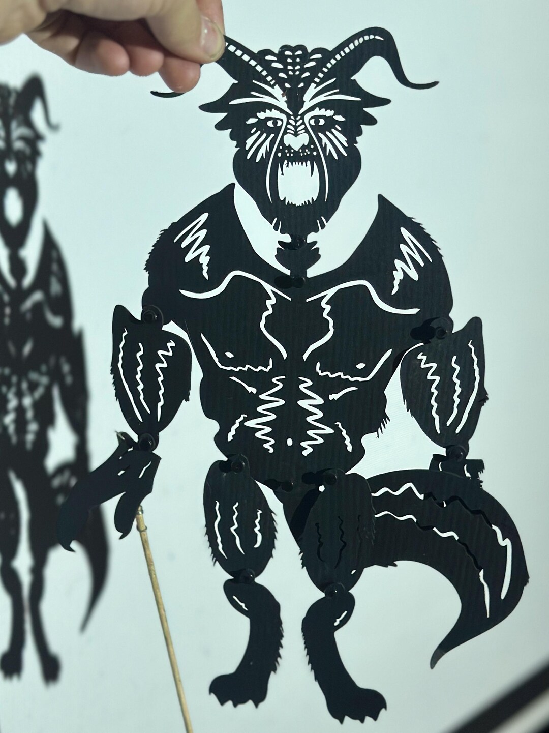 Beast Shadow Puppet – Handmade Card Cut Shadow Play, Fantasy Disney - Etsy