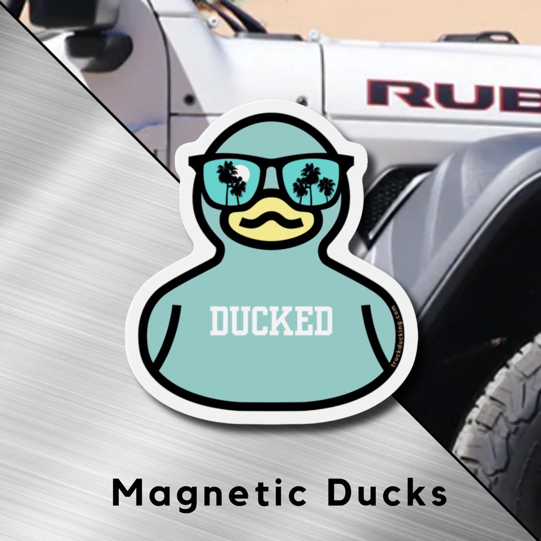 Mint Ducked Rubber Ducky Magnet, Funny Duck, Jeep Accessories, Ducked ...