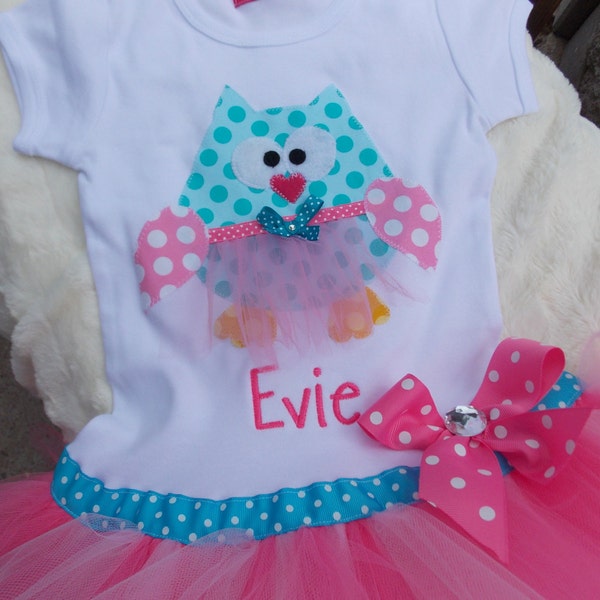 Girls Owl Dress - Etsy