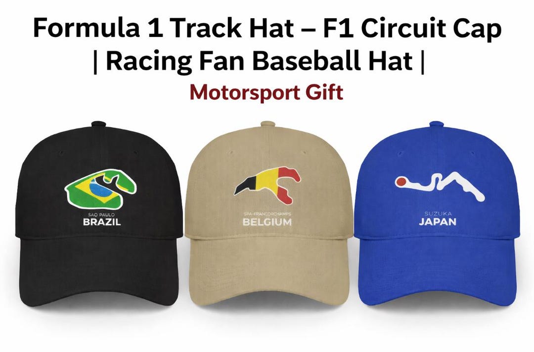 Formel 1 2026 Track Layout Cap Premium Motorsport Hut - Etsy.de