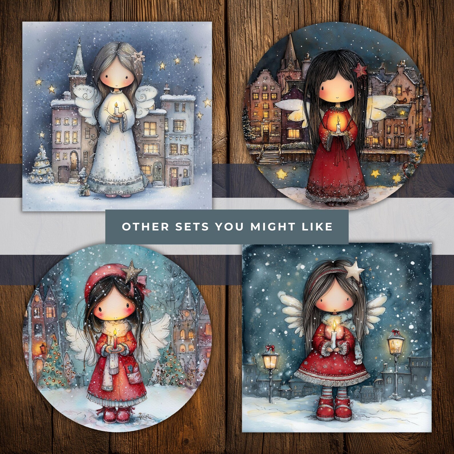 Whimsical Christmas Elf Clipart Set, 10 Jpgs of Cute Holiday Elf ...