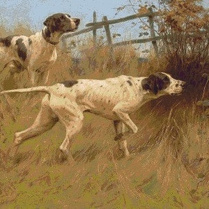 Pointers Cross Stitch Pattern Pdf Format - Etsy