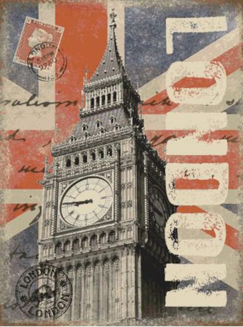 Londres Big Ben Cross stitch pattern pdf format - Etsy France