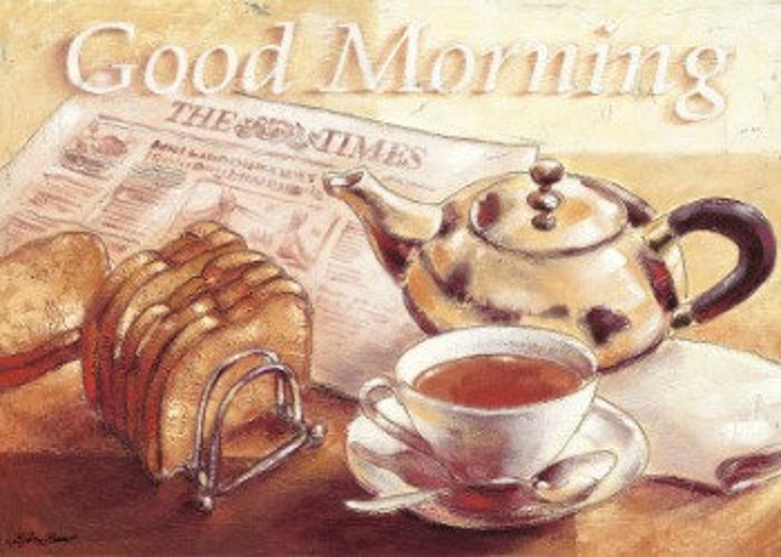 Good Morning Cross Stitch Pattern Pdf Format - Etsy