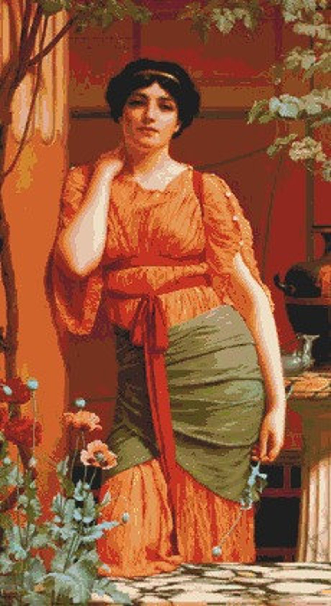 Nerissa Cross Stitch Pattern Pdf Format - Etsy