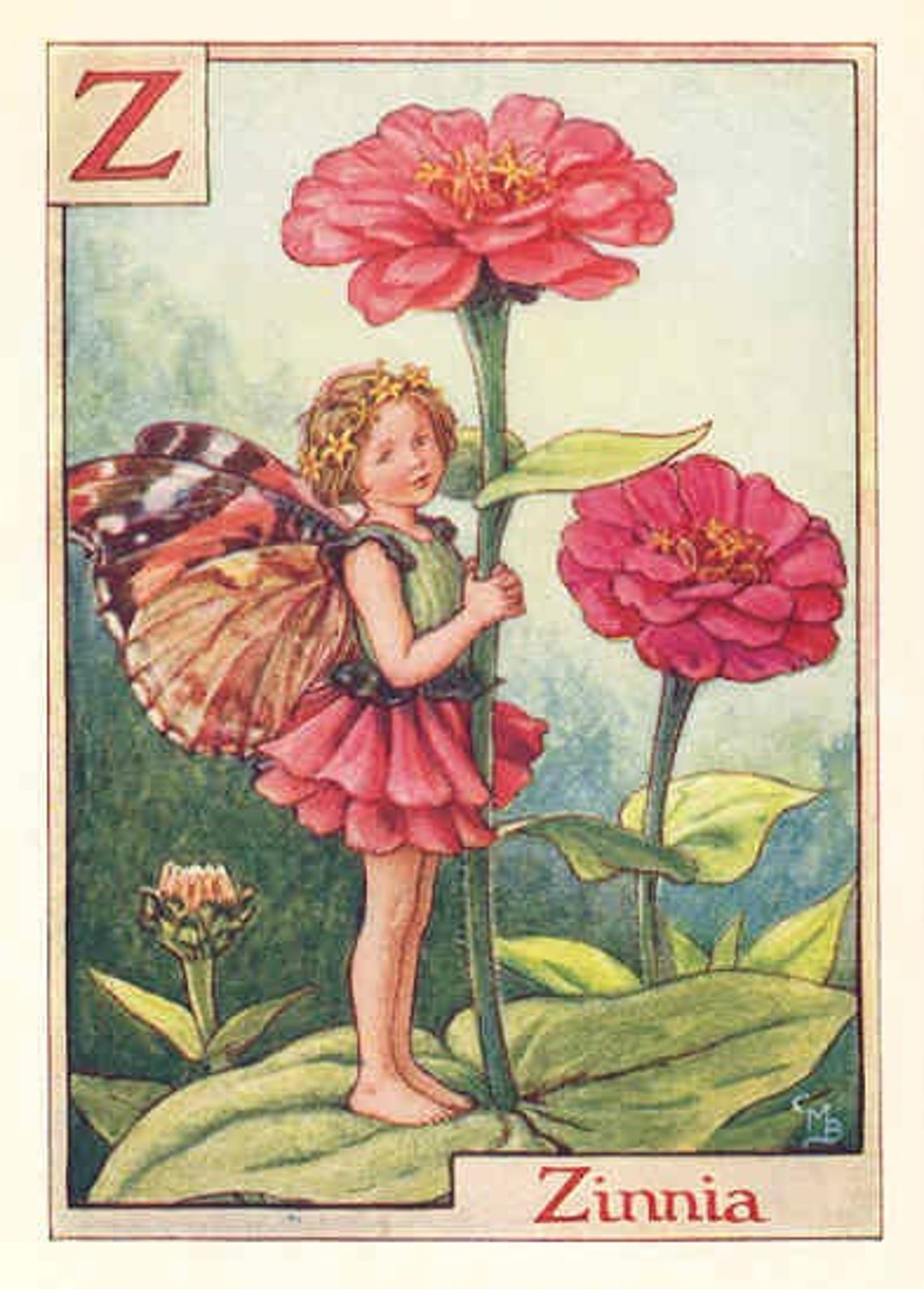 Zinnia - Cross Stitch Pattern, Pdf Format, Delivered by Email, Cicely ...