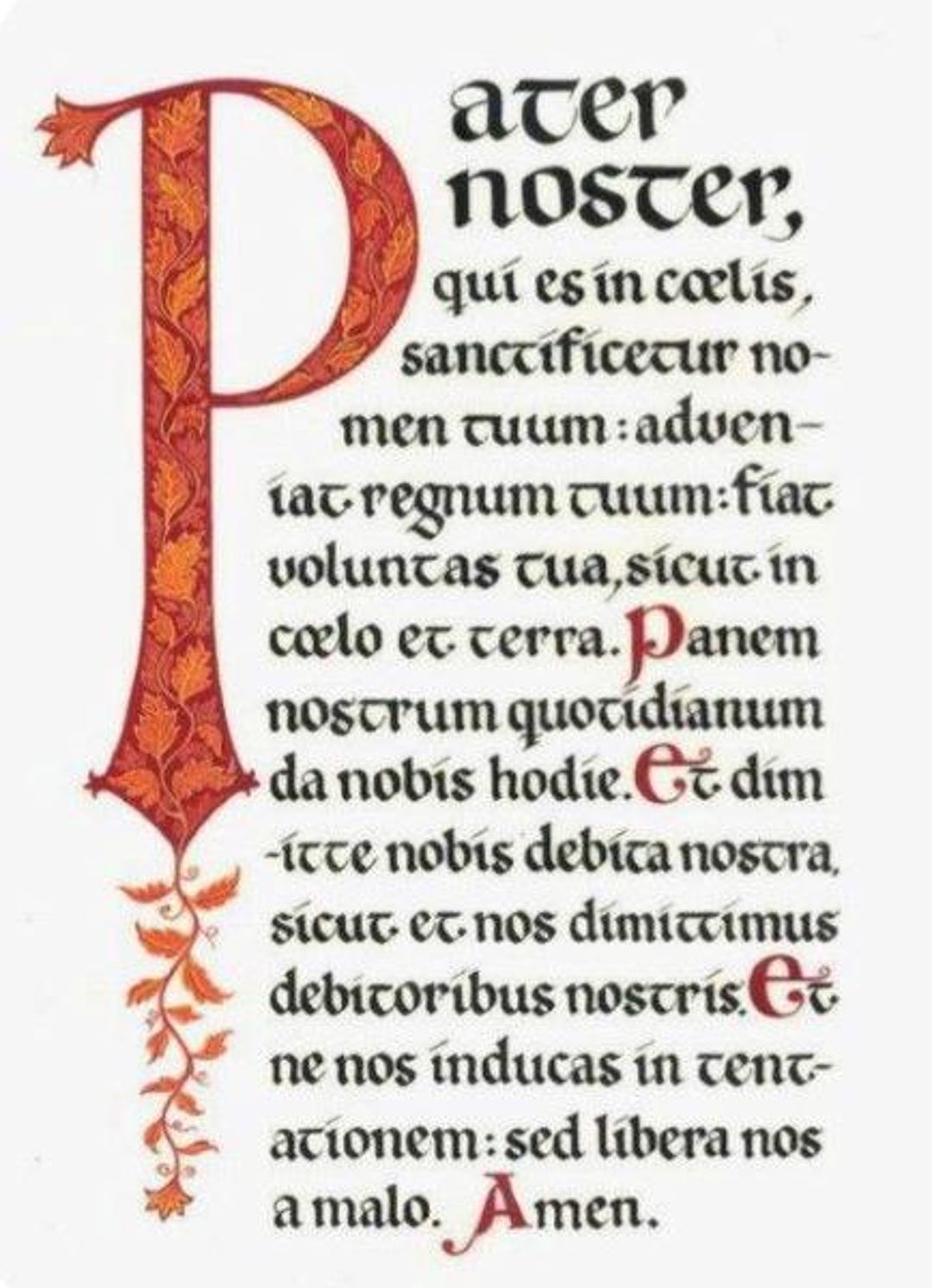 Pater Noster - Cross Stitch Pattern, Pdf Format, Delivered by Email ...