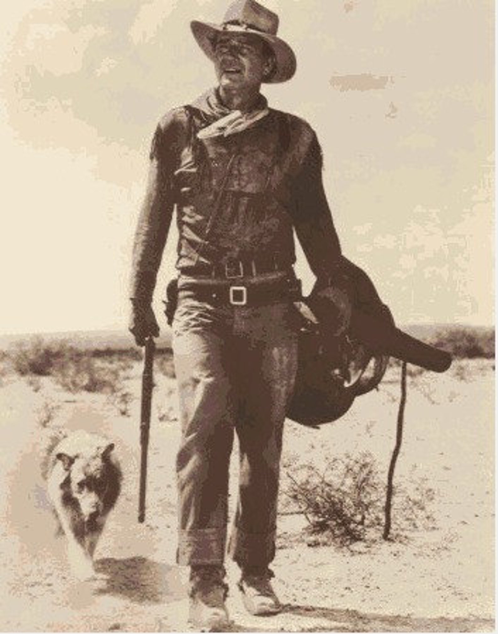 John Wayne Cross Stitch Pattern Pdf Format - Etsy