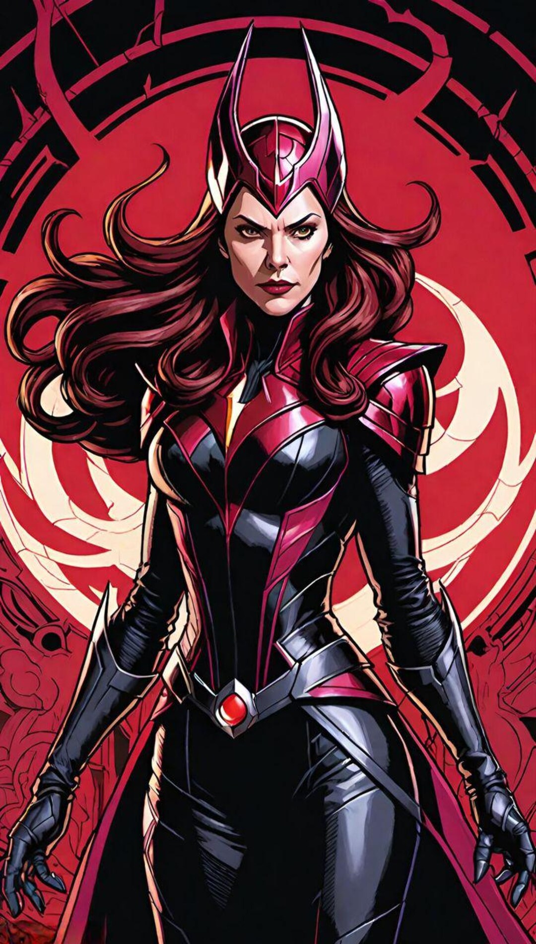 Scarlet Witch - Cross Stitch Pattern, Pdf Format, Delivered by Email ...