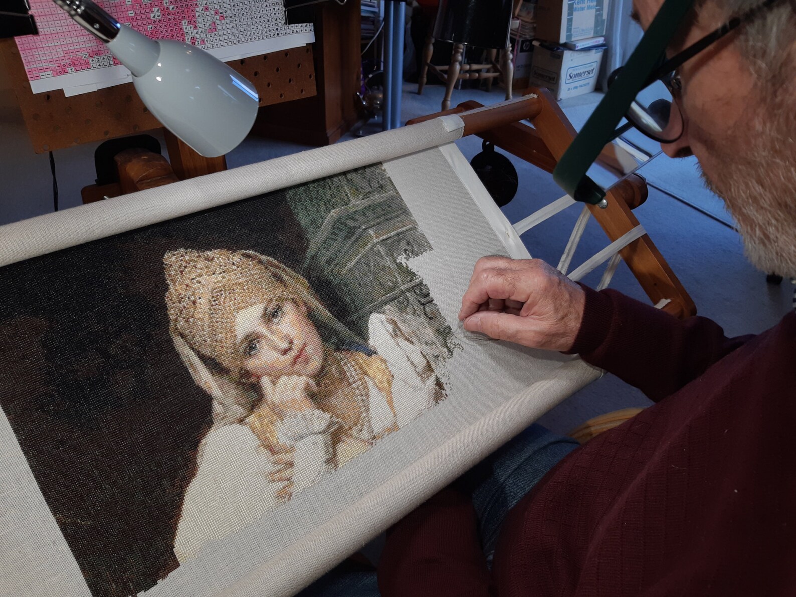 Bojar Woman Cross Stitch Pattern Pdf Format - Etsy