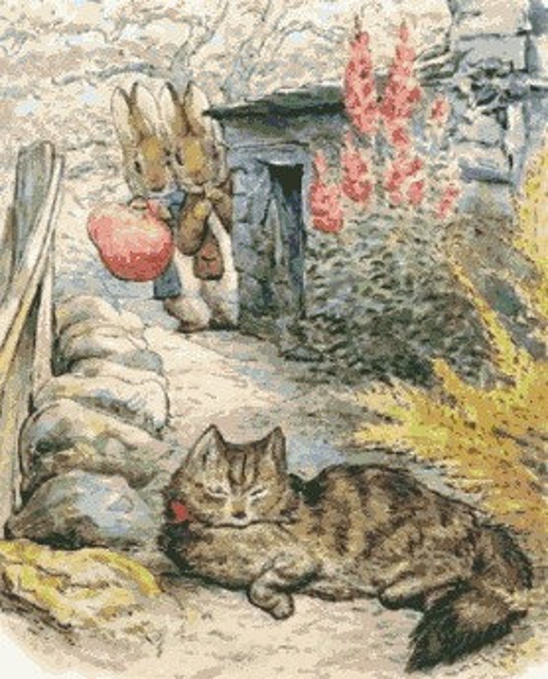 Peter and Benjamin Cross Stitch Pattern Pdf Format - Etsy