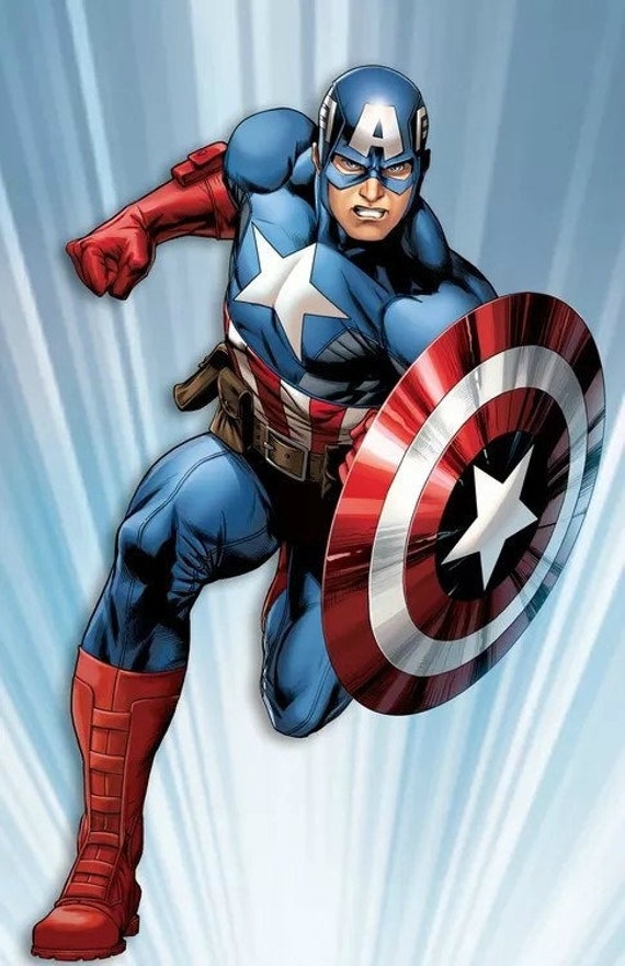 Cross stitch pattern pdf format Captain America Sewing & Needlecraft ...