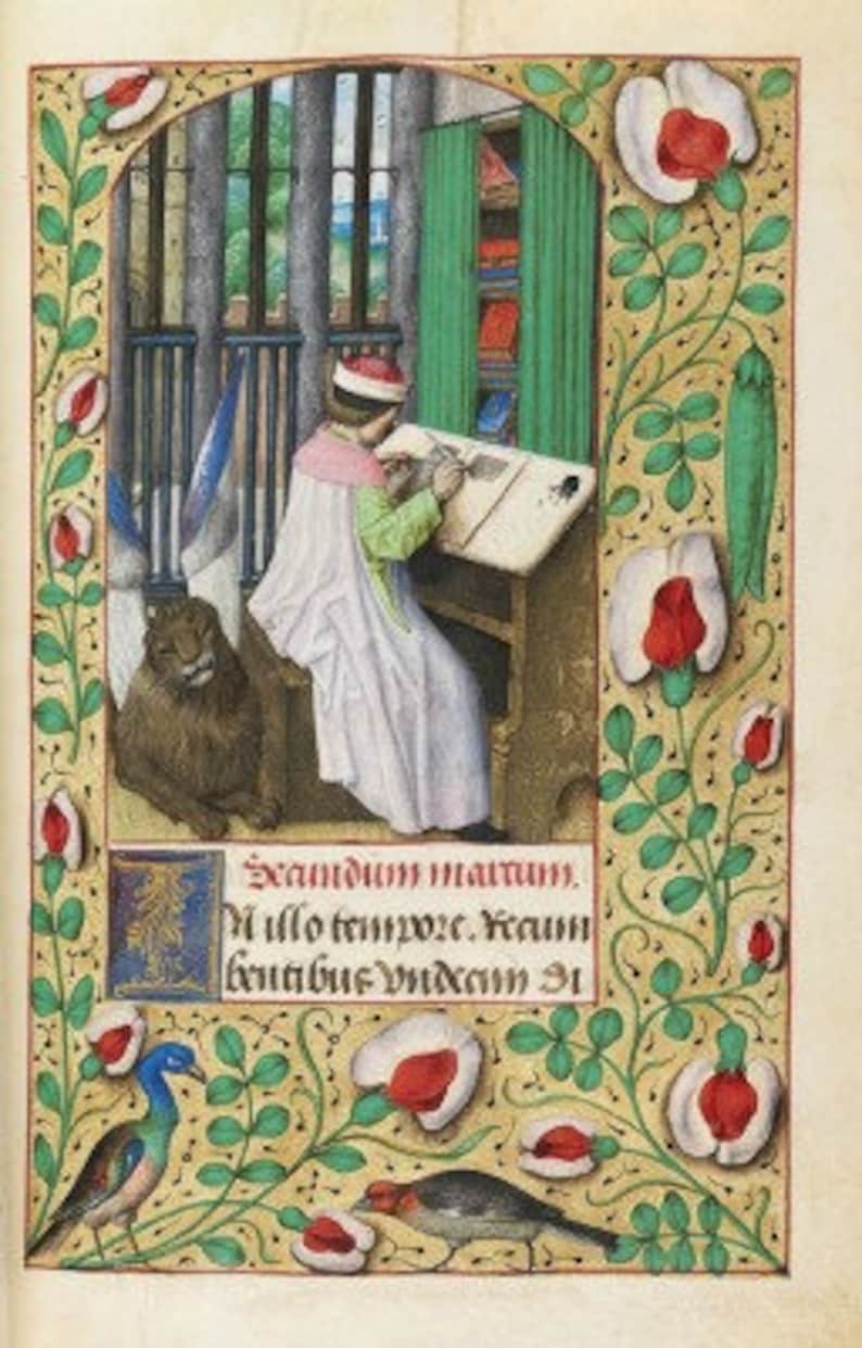 Medieval Illuminated Manuscript XI Cross Stitch Pattern Pdf - Etsy