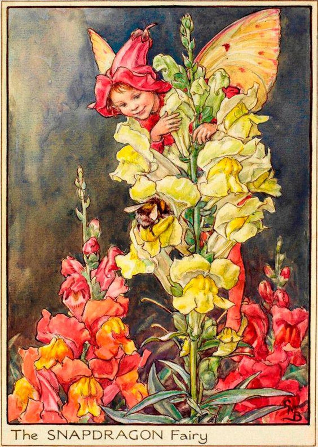 The Snapdragon Fairy - Cross Stitch Pattern, Pdf Format, Delivered by ...