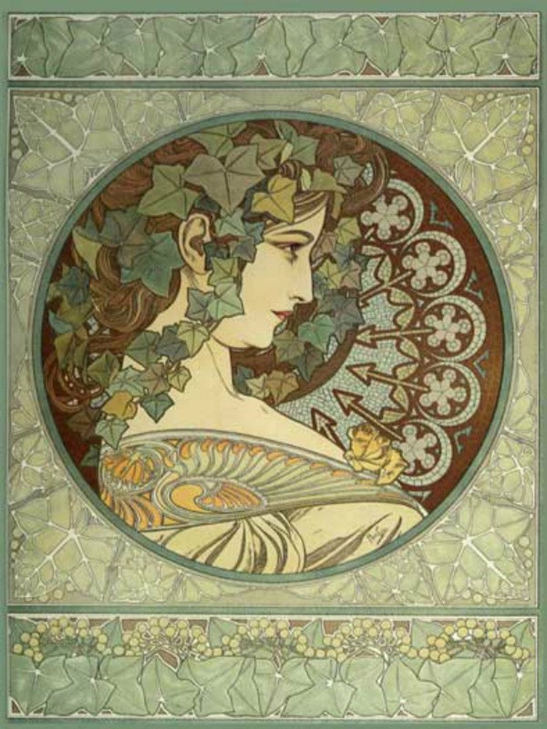 Ivy - Cross Stitch Pattern, Pdf Format, Delivered by Email, Alphonse ...