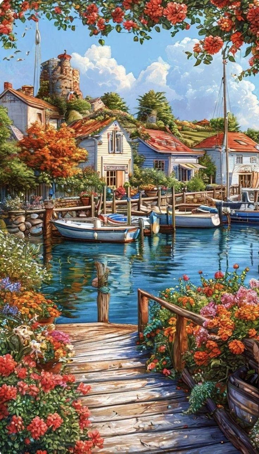 Harbor - Cross Stitch Pattern, Pdf Format, Delivered by Email, Modern ...