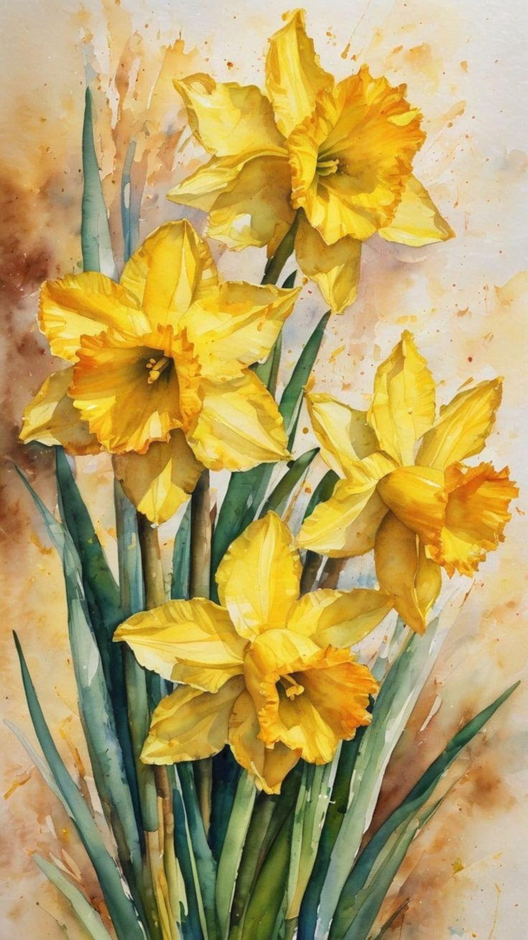 Daffodils - Cross Stitch Pattern, Pdf Format, Delivered by Email ...