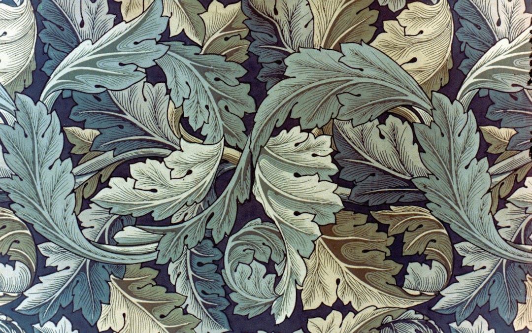 Acanthus Leaves - Cross Stitch Pattern, Pdf Format, Delivered by Email ...