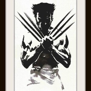 Wolverine - Cross Stitch Pattern, Pdf Format, Delivered by Email ...