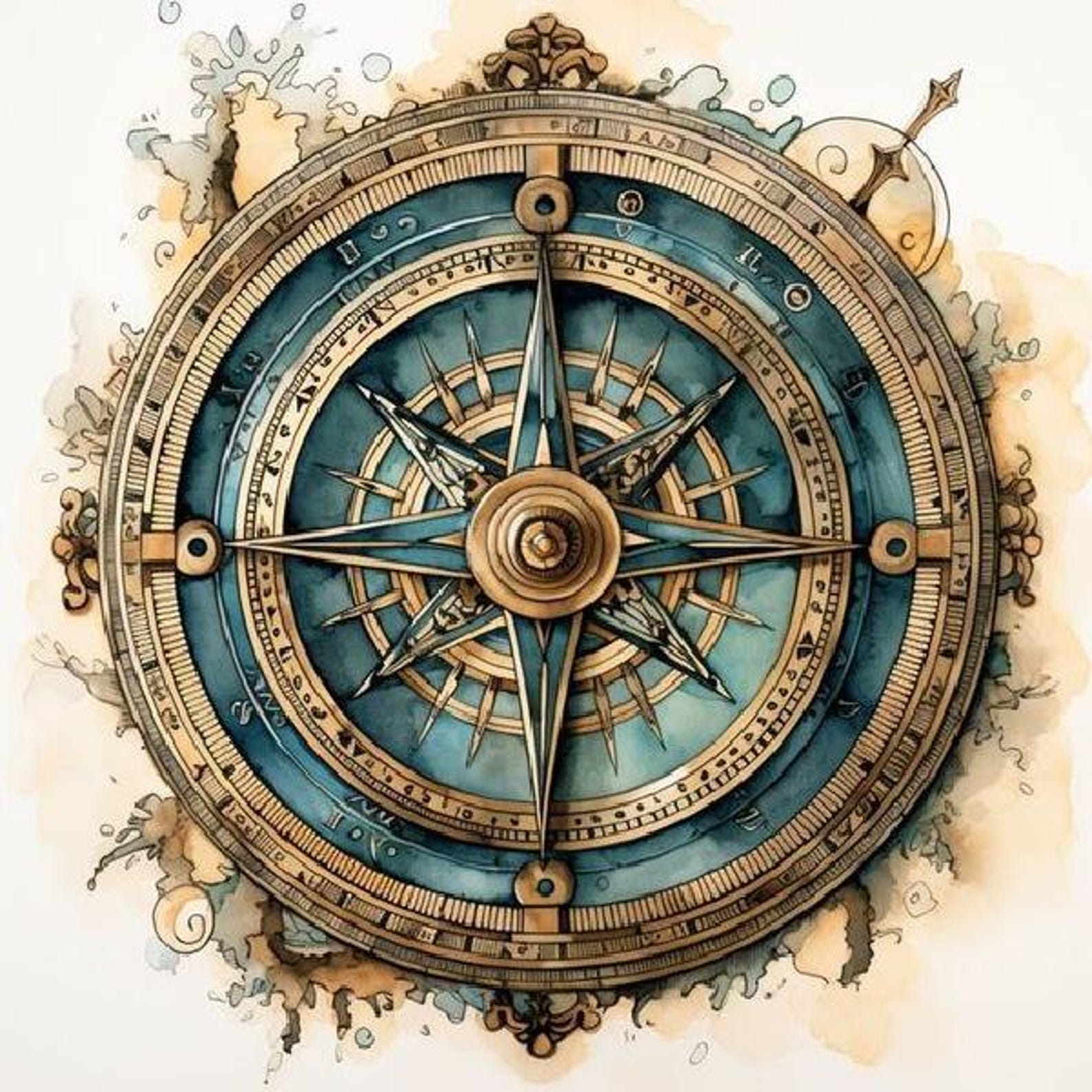 Compass - Find Your Path - Cross Stitch Pattern, Pdf Format, Delivered ...