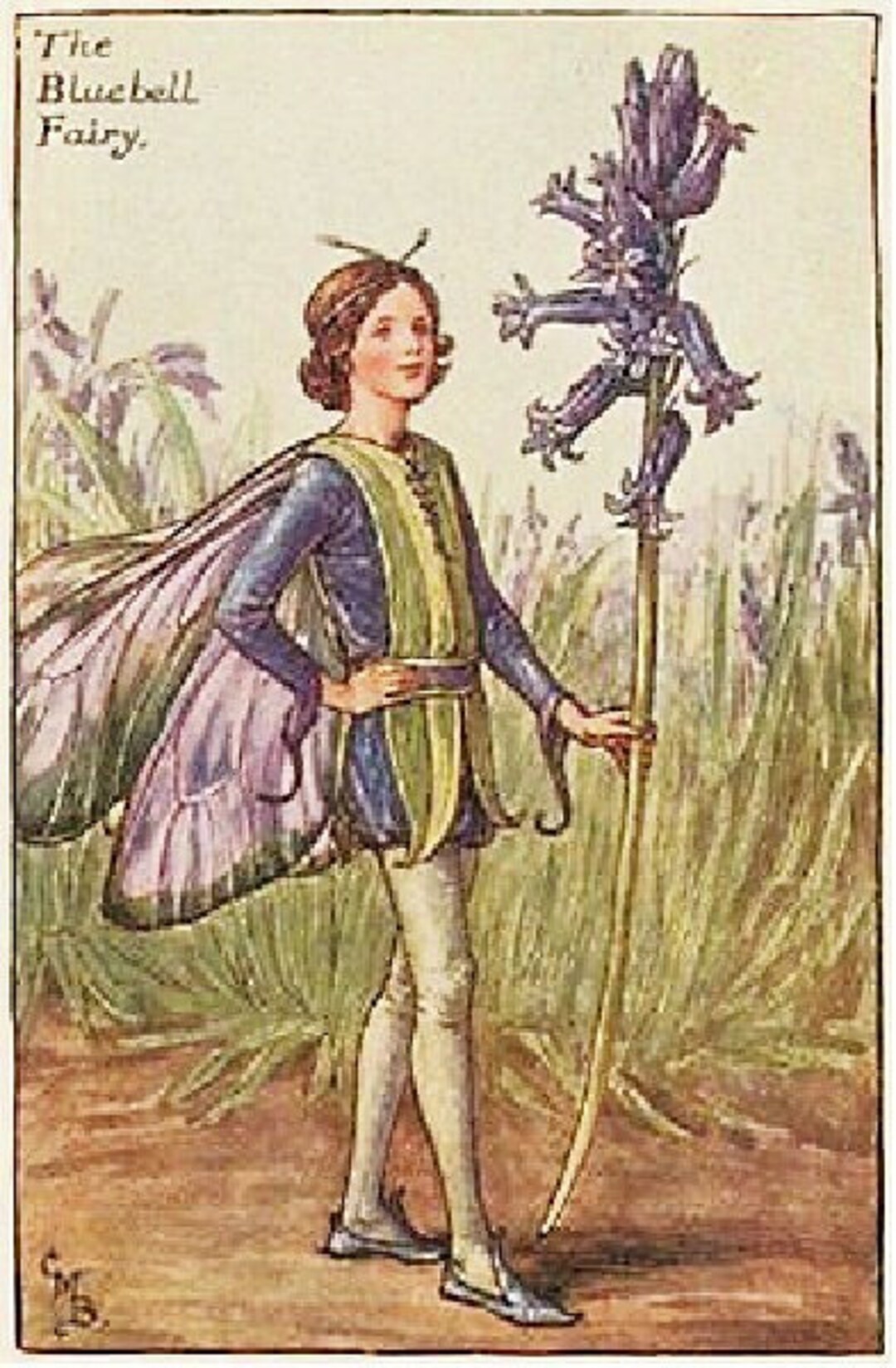 The Bluebell Fairy - Cross Stitch Pattern, Pdf Format, Delivered by ...