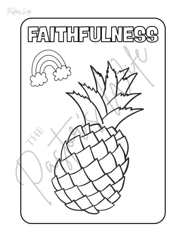 Fruit of the Spirit Activity Book | Bible Worksheets & Coloring for ...