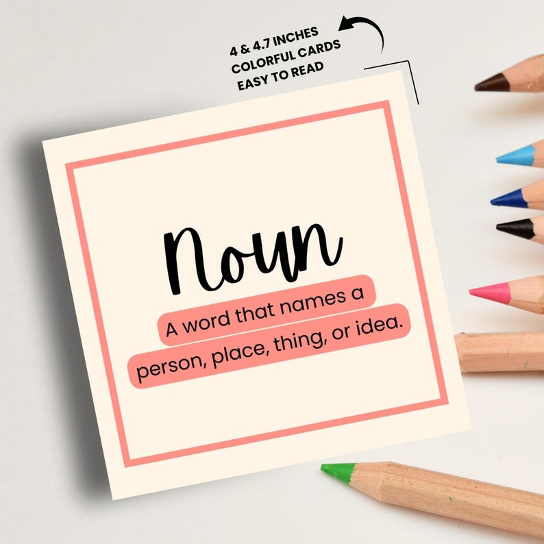 Parts of Speech Flashcards | Digital Learning Bundle for Kids ...