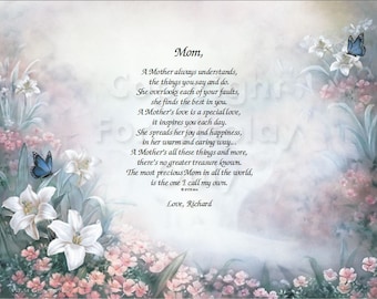 Querida Madre Poema ( A Poem to My Mom| Mother's Day Poem| Dia De Las ...
