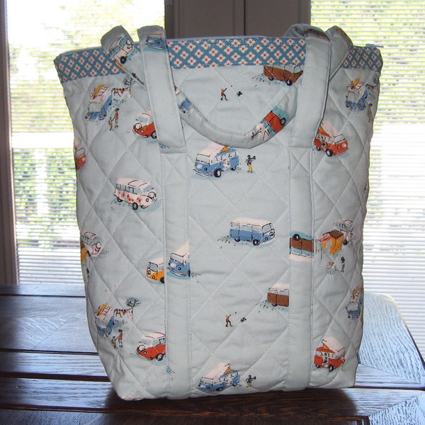Vw Bus Quilted Bag - Etsy